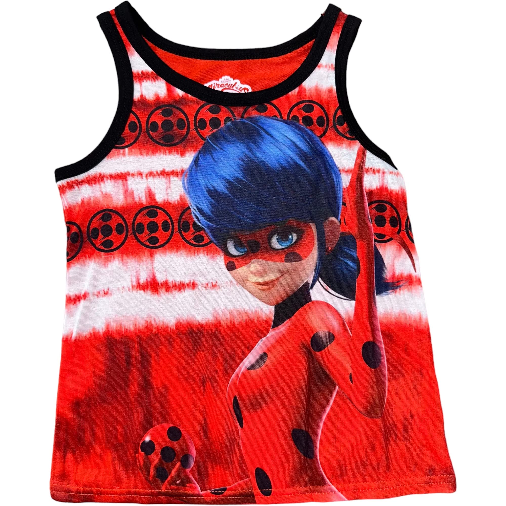 Miraculous Lady Bug Girls' Little Pajama Sleepwear Sets, Ladybug