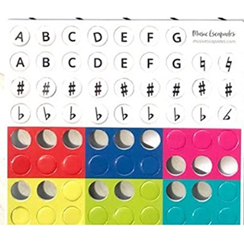 Hztyyier Magnetic Dry Erase Board Note Reading Borad Small Dry Erase Whiteboard for Music Teacher Teaching Piano Teacher