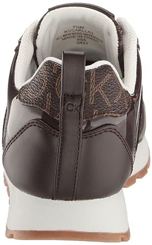 Calvin Klein Women's Carlla3 Sneaker, Brown Multi 211, 10