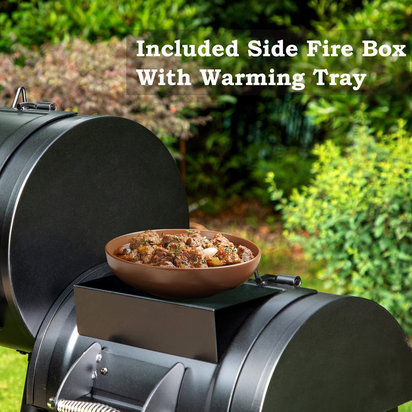 Sophia & William Heavy-Duty Charcoal Outdoor Smoker Grills, Extra Large Offset Smoker (941 SQ.IN. Cooking Area), Charcoal Grill & Smoker Combo for BBQ Patio Cooking