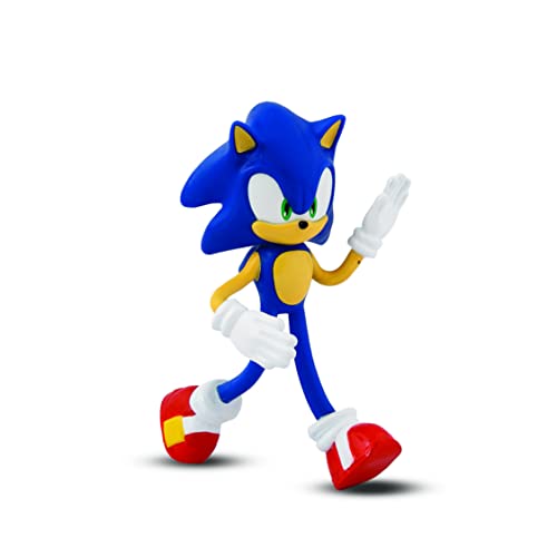 Bend-Ems Sonic The Hedgehog Bendable Action Figure Poseable PVC Toy for Fans & Collectors
