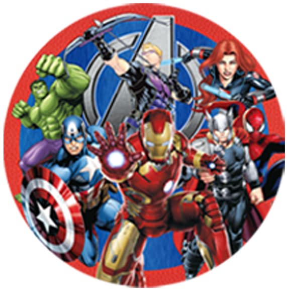 SUTRADHAR 41pcs Superhero Party Supplies,1Tablecover, 20Napkins,20Plates, Superhero Birthday Party Decorations,41Pcs/Set
