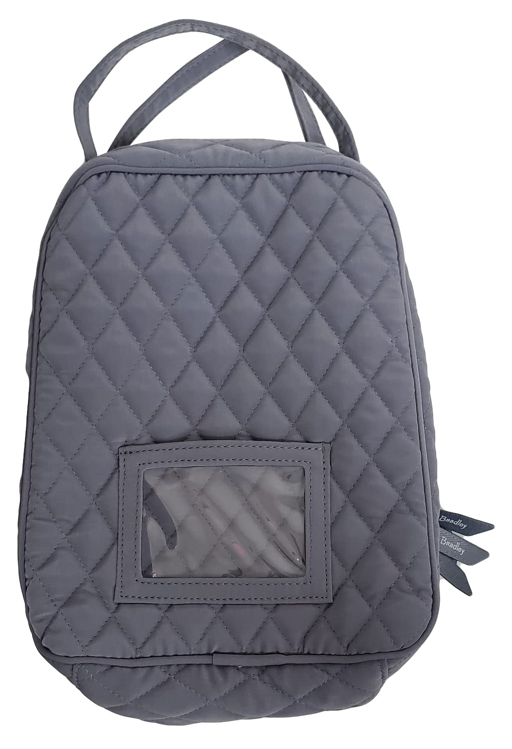 Vera Bradley Lunch Bunch (Carbon Gray), Dimensions: 7.5/'' w x 9.0/'' h x 4.25/''