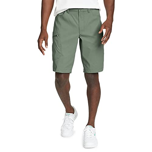 Eddie Bauer Men's Rainier Shorts, Mineral Green, 32, Hiking Shorts