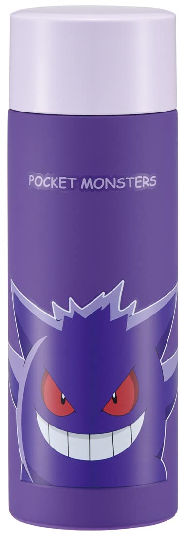 Skater SMBC4B-A Stainless Steel Mug Bottle, Pokemon Genger, 11.8 fl oz (350 ml), Water Bottle