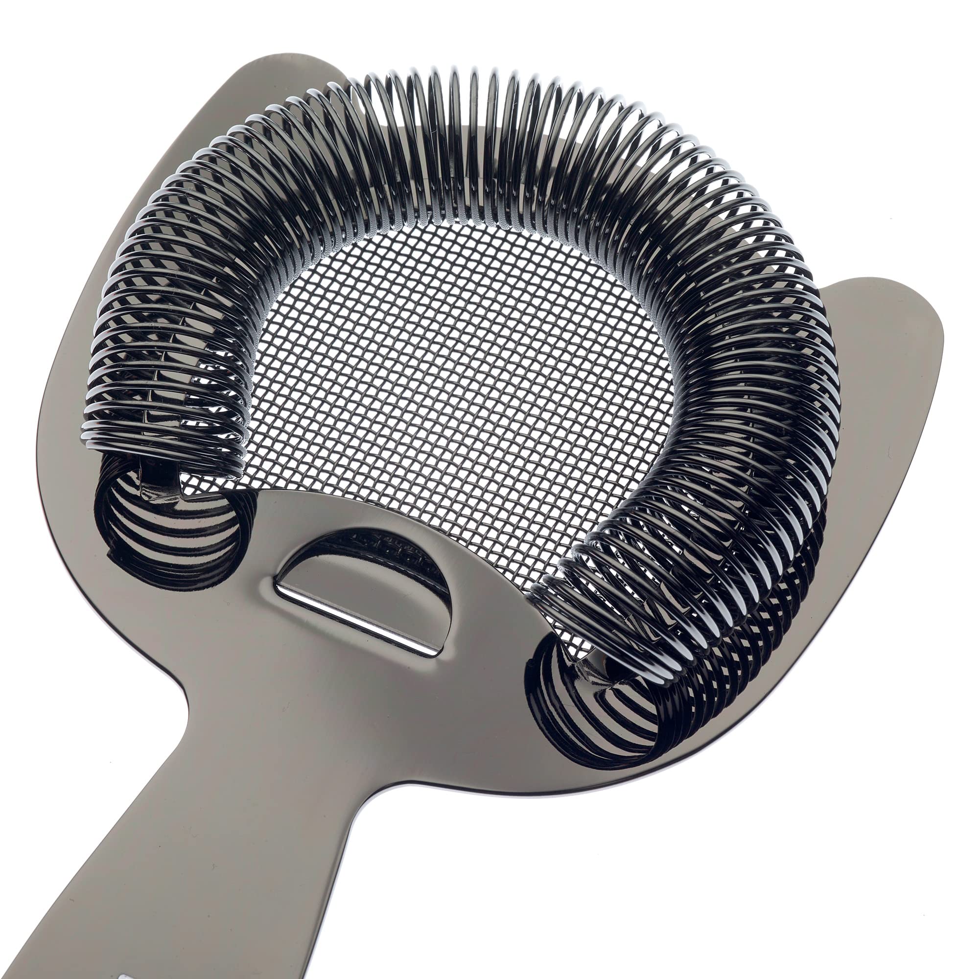 Barfly Fine Mesh Spring Strainer, Black