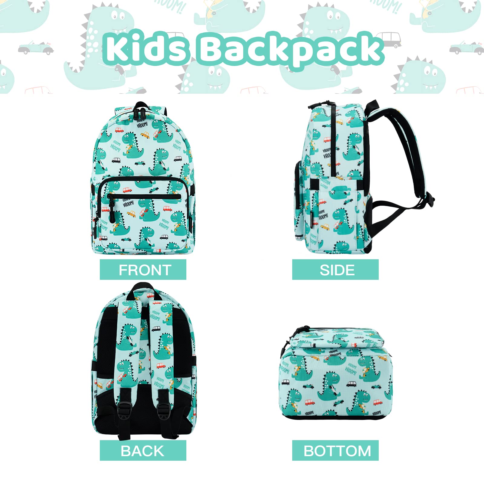 JOYHILL Kids Backpacks, Cute Lightweight Water Resistant Preschool Backpack, Adjustable Shoulder Straps for Boys Girls