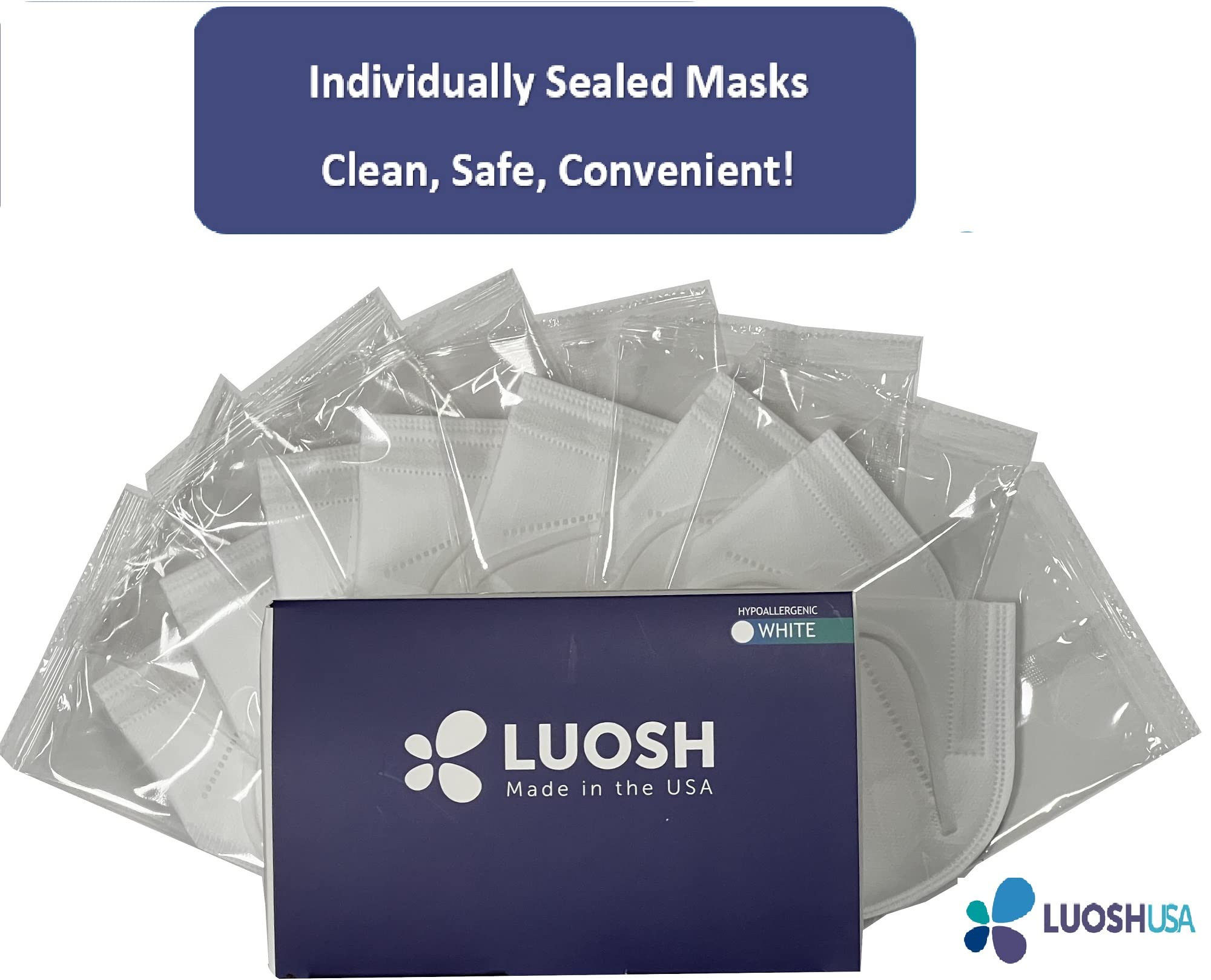 Luosh KN95 Face Masks Made in USA