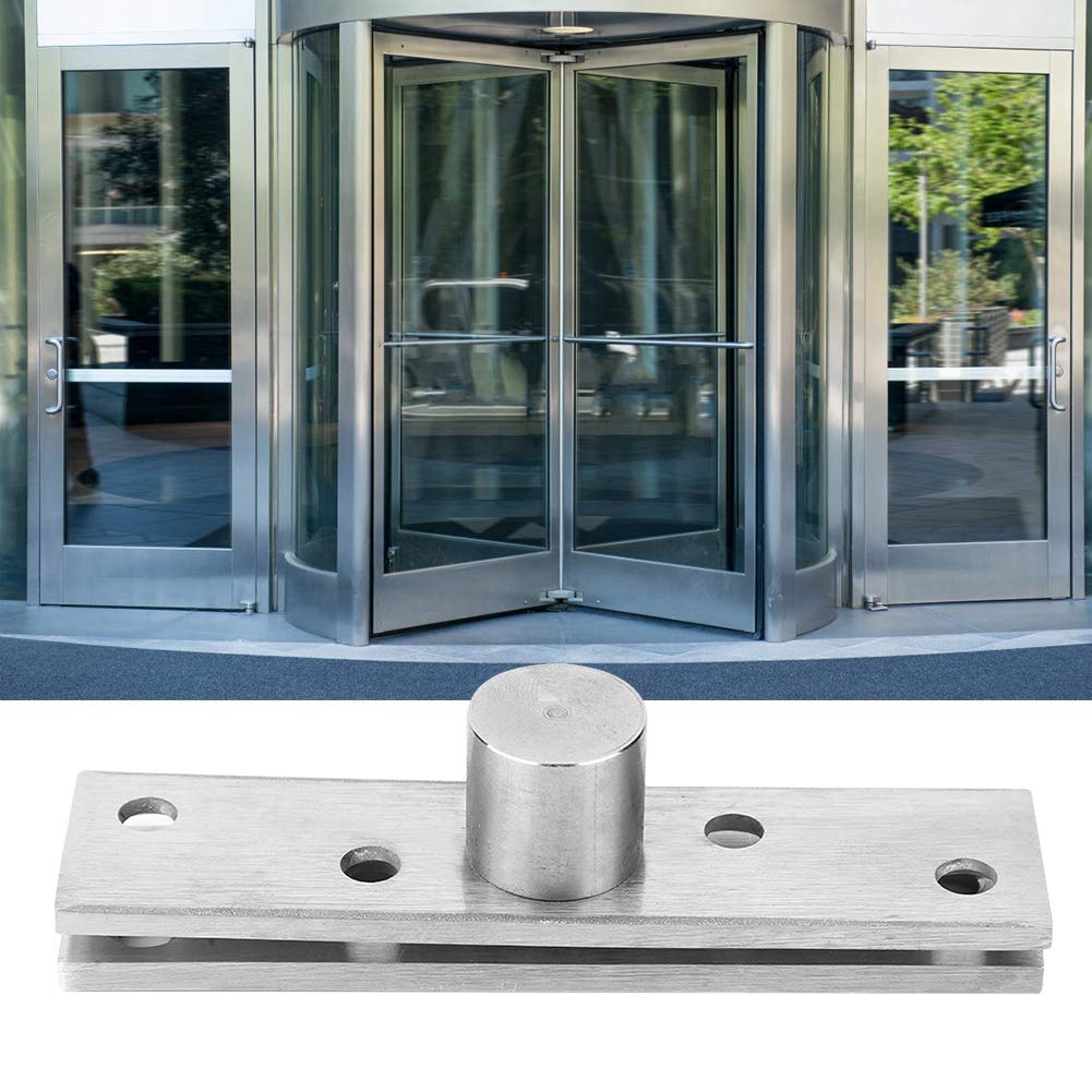 2PCS Rotatable Door Pivot Hinges 360 Degree Stainless Steel Concealing Hinges Door Pivot Hinges Up Down Shaft Hinges Set for Windows Fence Sheds Kitchen Gate(2pcs)