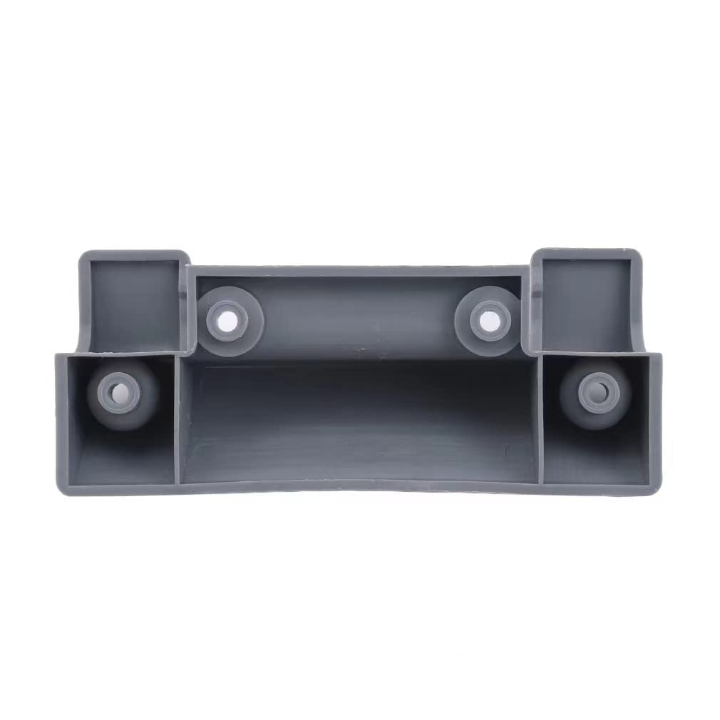 Water Hose Reel Wall Bracket PVC Plastic Garden Hose Reel Holder Wall Mount with 4 Screws & Plugs Easy Installation Hose Reel Hanger for Holding Diameter 0.78inch/2cm