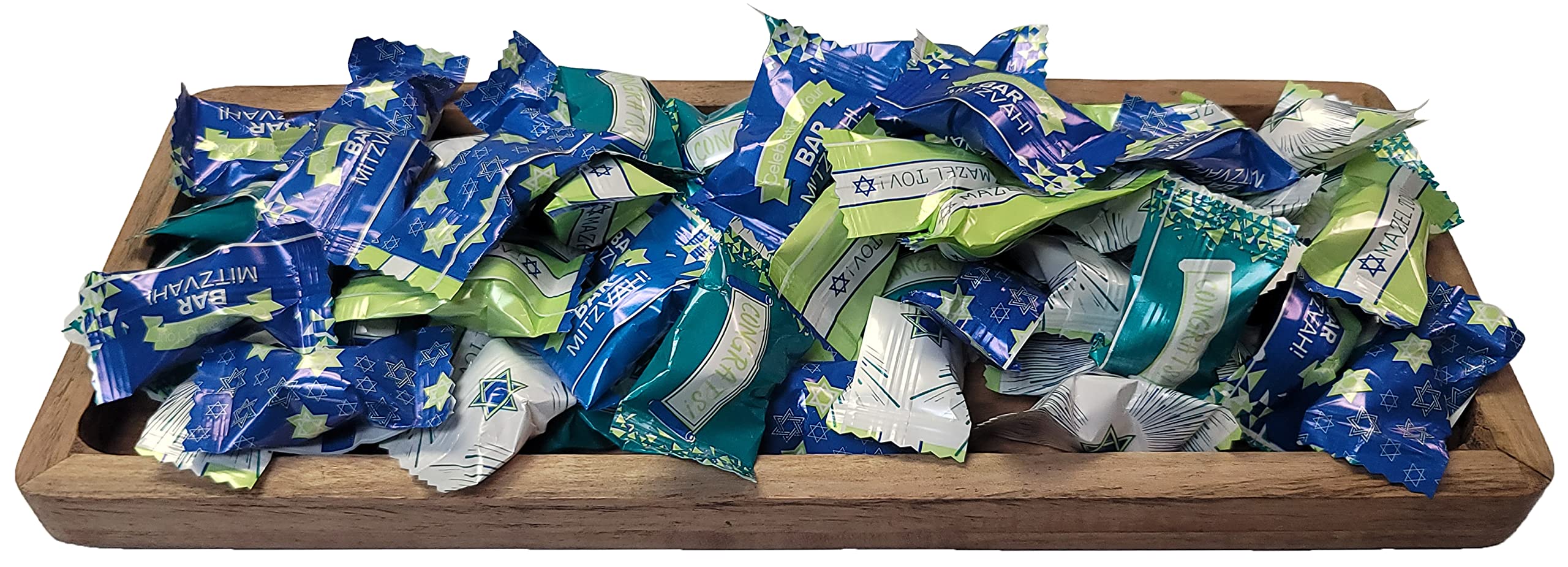 Bar Mitzvah Peppermints 100 Count Wrapped-For Boy's Birthday Jewish Religious Ceremony
