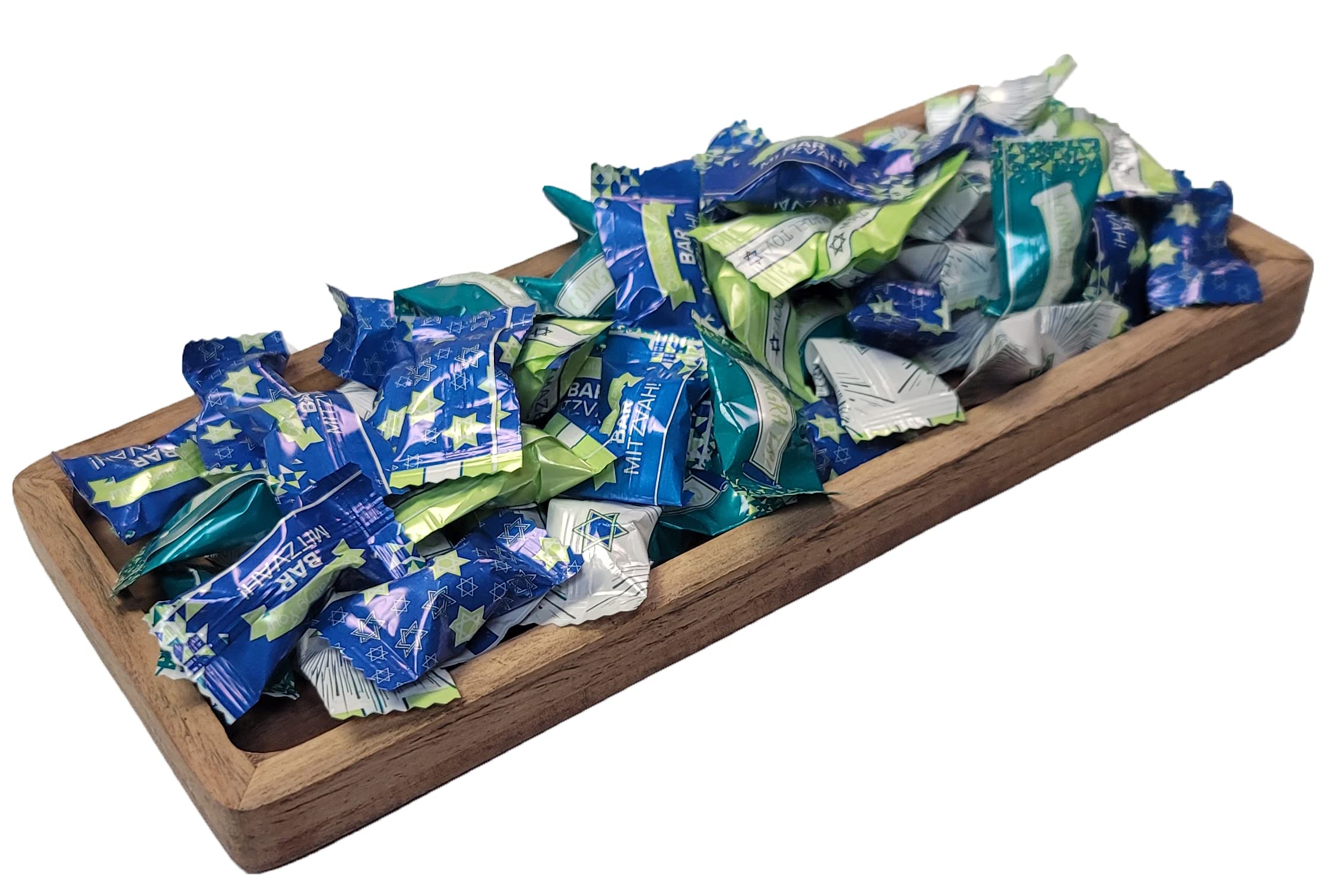 Bar Mitzvah Peppermints 100 Count Wrapped-For Boy's Birthday Jewish Religious Ceremony