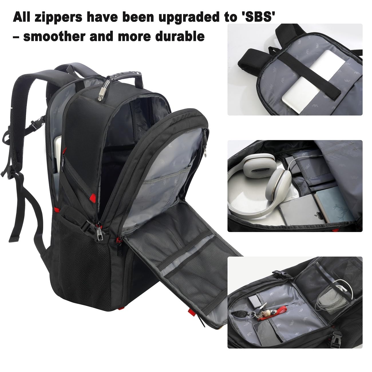 YAMTION Boys School Backpack with Shoe Compartment,Gym Backpack with 17.3in Laptop Compartment for Men Women,Teens Bookbag College Students Travel Mochilas Escolares para Adolescentes
