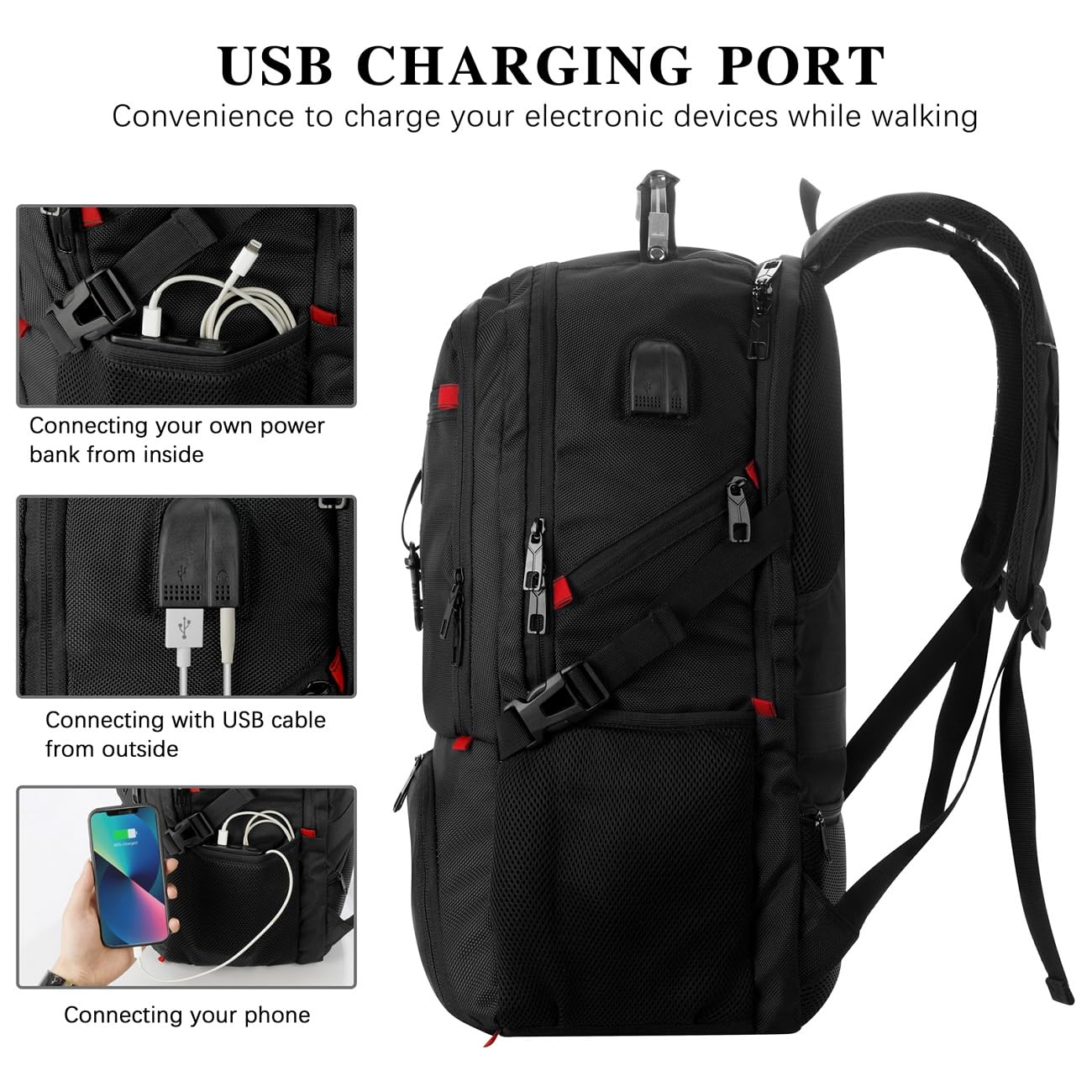 YAMTION Boys School Backpack with Shoe Compartment,Gym Backpack with 17.3in Laptop Compartment for Men Women,Teens Bookbag College Students Travel Mochilas Escolares para Adolescentes