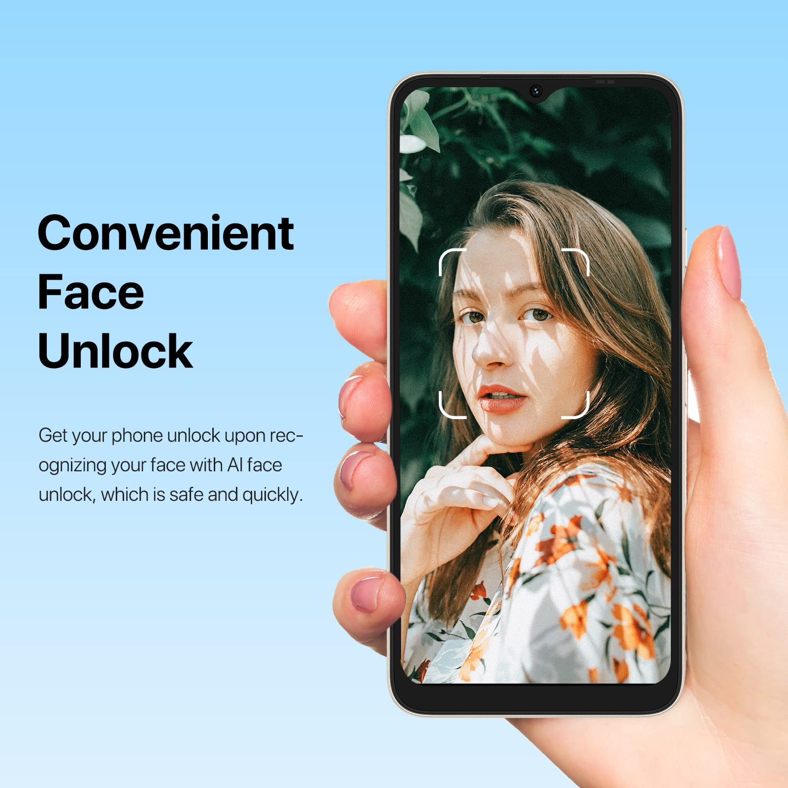 UMIDIGI C1 Unlocked Smartphone,Android 12 GO 3GB+32GB 256GB Expandable Cell Phone 5150mAh Battery with 6.52" Full Screen T-Mobile Smartphone 13MP Camera Mobile Phone