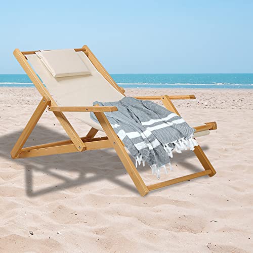 NakedCloud Turkish Beach Towel with Storage Bag 39 x 71 Inches, Quick Dry Diamond Weave Cotton Towel Blanket for Bath,Beach,Pool,Lightweight Large Oversized Turkish Beach Blanket(Grey)