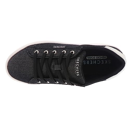 Skechers Women's Plateau-The Views Sneaker, 11 Black