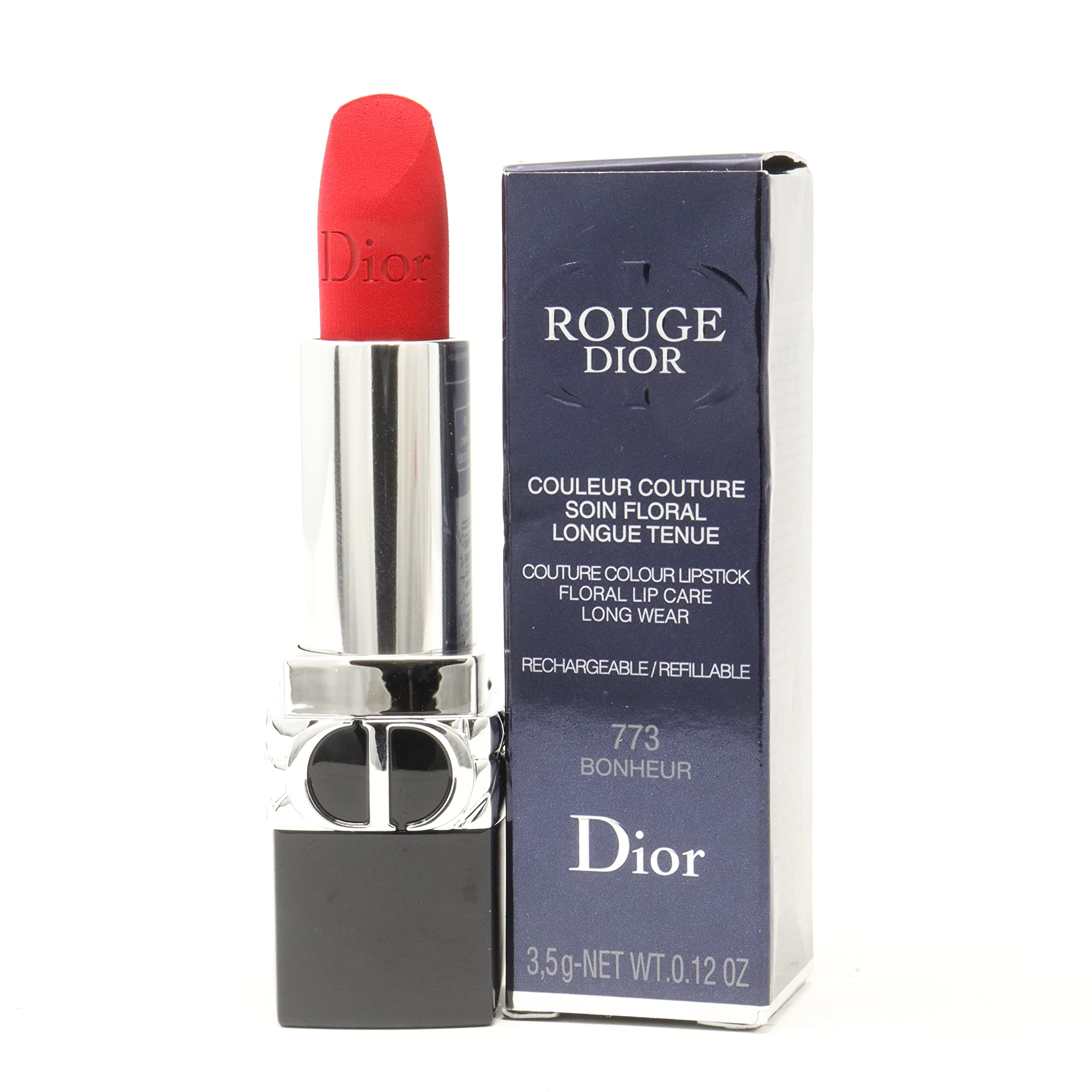 Dior Rouge Lipstick Full Size (773 Bonheur (Velvet))