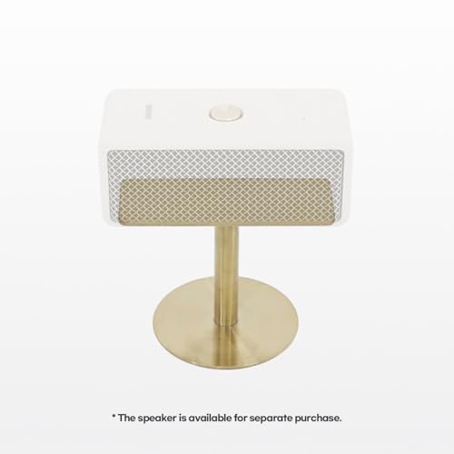 MARBLEHOLIC Emberton Speaker Stand(Satin Gold), for Marshall emberton Speaker, Opticaml Sound Quality, Width 5.35inch Height 3.94inch, Compact Size, Stylish Home Audio Setup, luxurios Matte Color