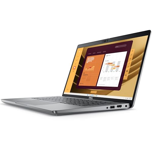 Dell Latitude 14 5450 5000 14" Touchscreen FHD Business Laptop Computer, 13th Gen Intel 10-Core i7-1355U, 4GB DDR5 RAM, 128GB PCIe SSD, WiFi 6, Backlit Keyboard, Fingerprint Reader, Windows 11 Pro