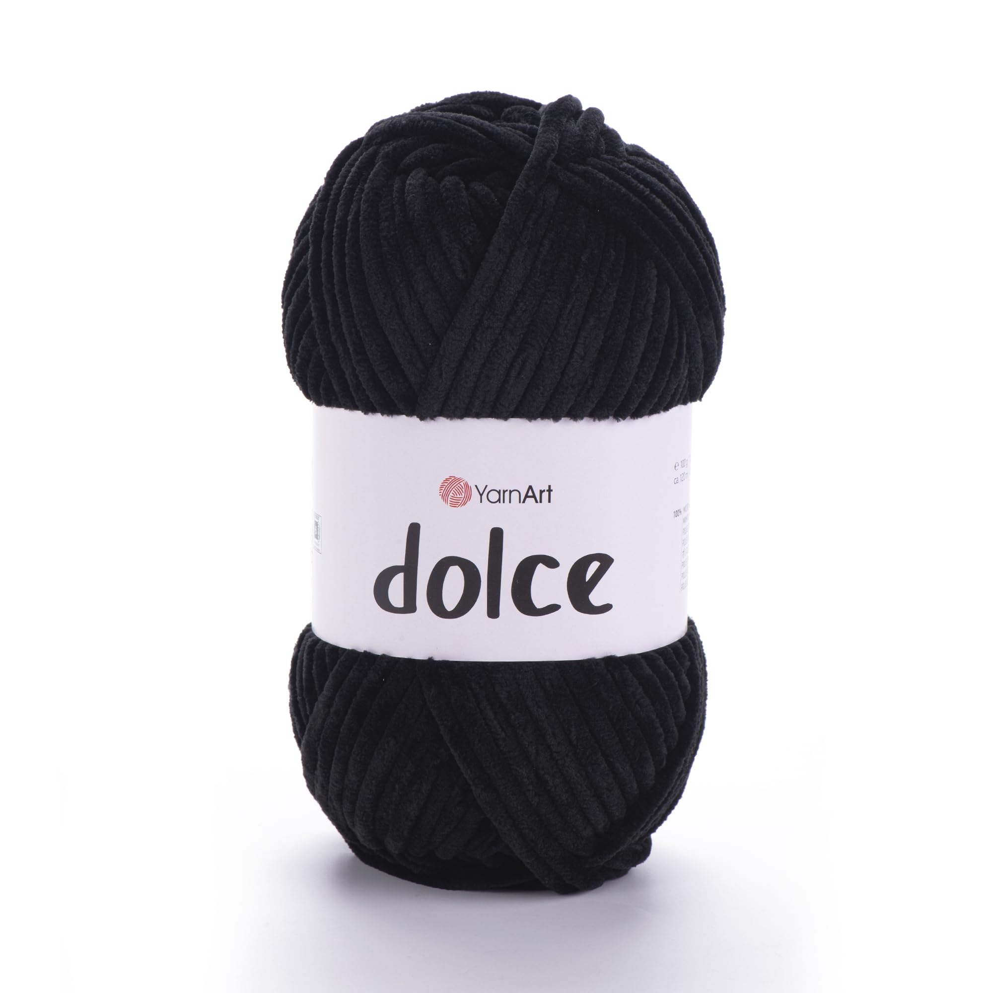 Yarnart Dolce Yarn by yarnart Soft Chenille Velvet Super Bulky Yarn Blanket amigurumi Crochet Yarn 100 gram (3.53 oz) 131 Yards (742)