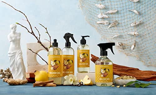 Caldrea Dish Soap, Dishwashing Liquid made with Soap Bark, Aloe Vera and Cardamom Seed Oil, Vanilla Quince Santal scent, 16 oz