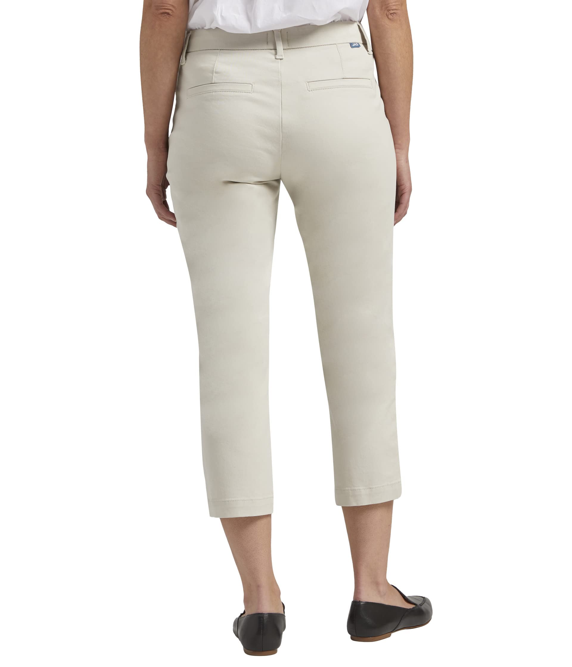 JAG Jeans Maddie Mid-Rise Capris Stone 2 (26" Waist) 24