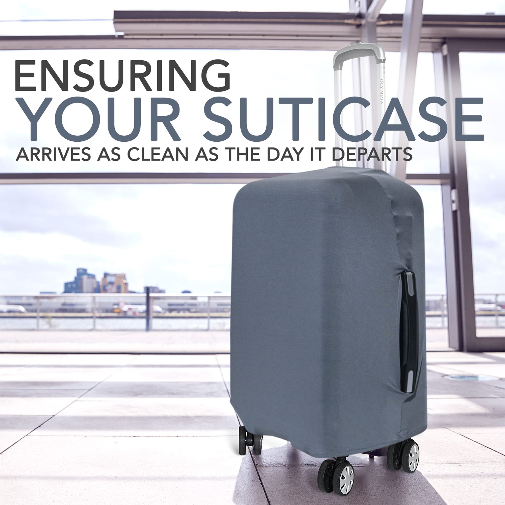 Stromguard Travel Luggage Cover I TSA approved Suitcase Protector I Luggage Covers for Suitcase I Suitcase cover Bag I Luggage protector I Durable & Washable I carry on luggage cover protector