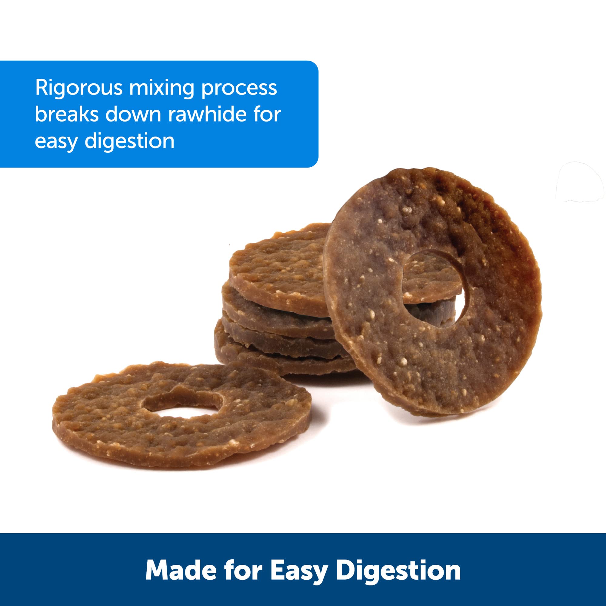 PetSafe Treat Rings for Busy Buddy Dog Toys - Easy to Digest - Interactive Toy Refills for Aggressive Chewers & Anxiety - 16 Rings - Size B - Original & Busy Buddy Jack Medium