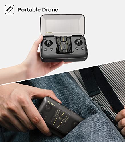 Mini Drone for Kids Beginners, Syma Portable Indoor Quadcopter with Altitude Hold,3D Flips,Headless Mode and Speed Switch Mode, Easy to Fly Helicopter Plane Toy Gift for Boys Girls