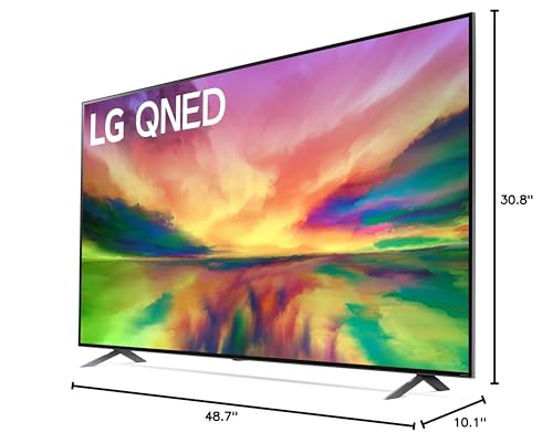 LG QNED80 Series 55-Inch Class QNED Mini LED Smart TV 4K Processor Smart Flat Screen TV for Gaming with Magic Remote AI-Powered 55QNED80URA, 2023 with Alexa Built-in,Black