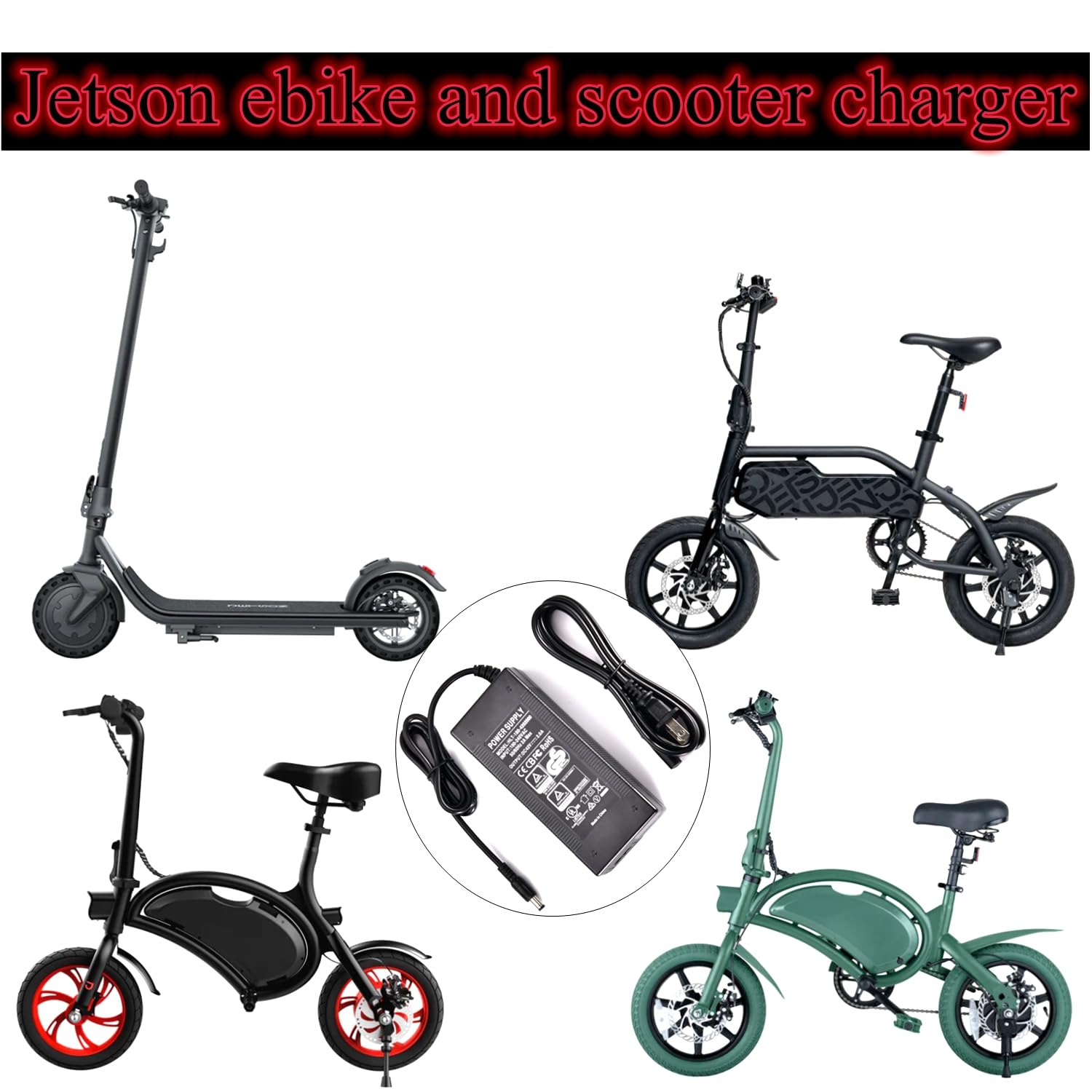 42V 2A Charger for 36V Hiboy Scooter Charger.Jetson Scooter Charger.Suitable for Hiboy Scooter S2.S2 Lite.S2 Pro.KS4.KS4 Pro.NEX