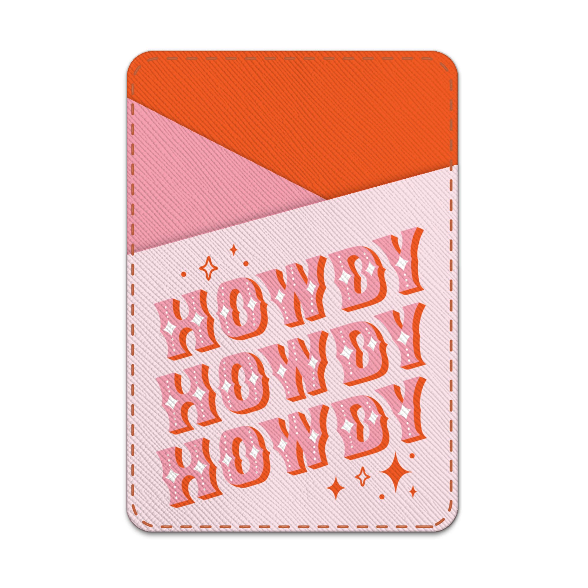 Studio Oh! Howdy Partner Phone Wallet, Stick-On Wallet for Phone Case