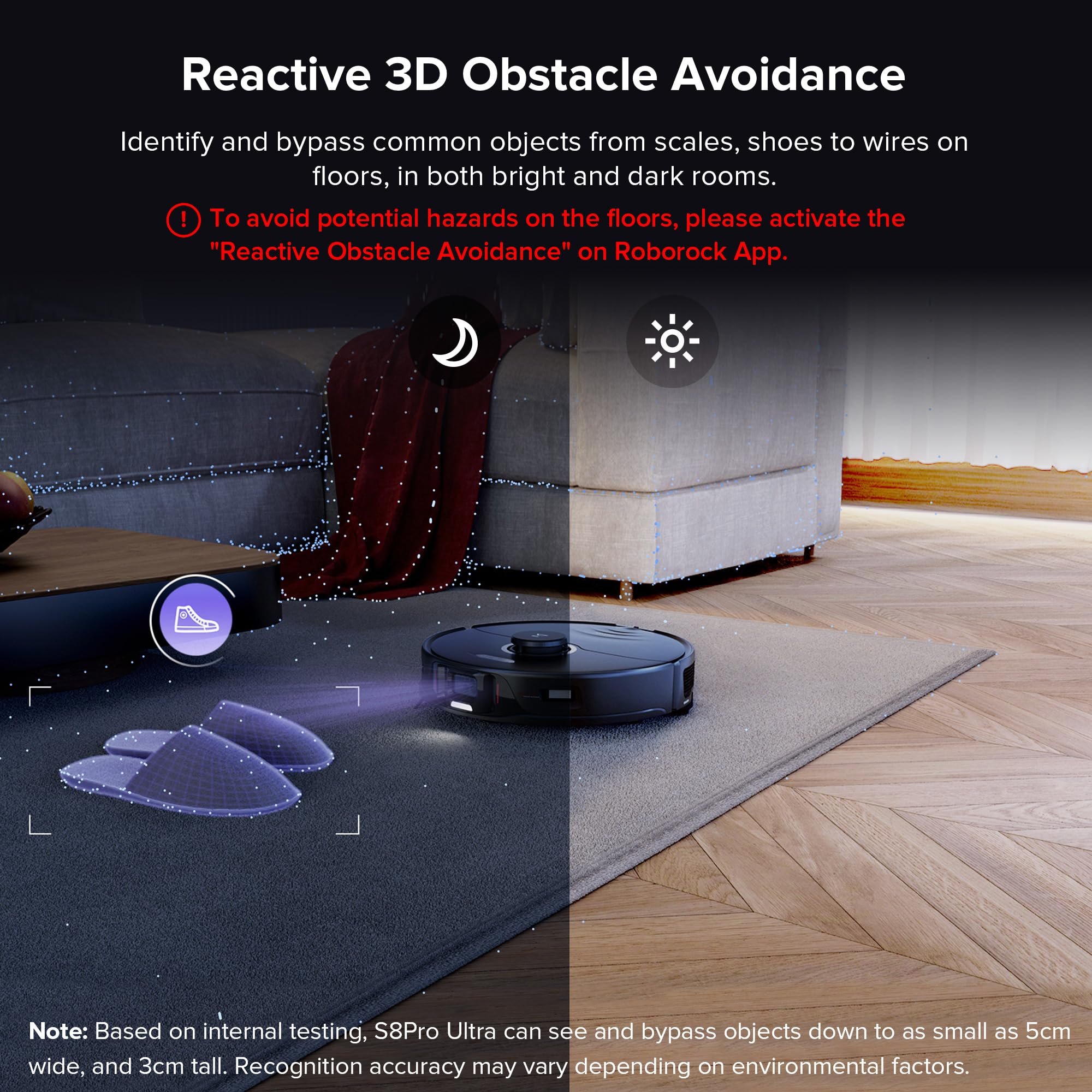 roborock S8 Pro Ultra Robot Vacuum and Mop, Auto Drying, Auto Mop Washing, Self Emptying, Self Refilling, Liftable Dual Brush & Sonic Mop, 6000Pa Suction, Obstacle Avoidance(RockDock Ultra Series)