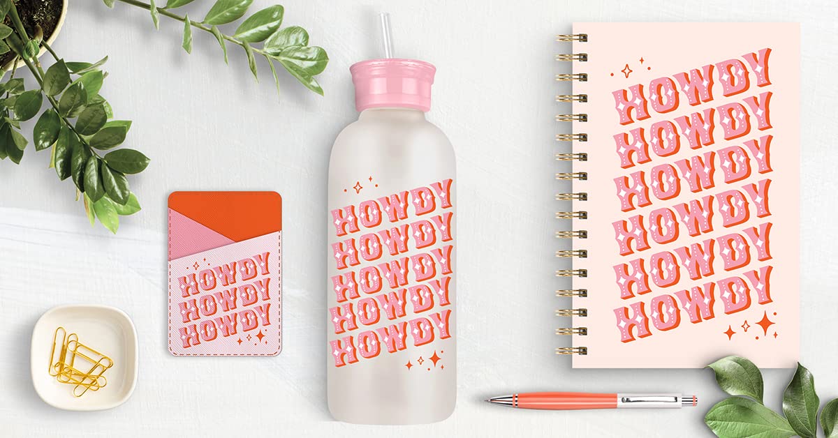 Studio Oh! Howdy Partner Phone Wallet, Stick-On Wallet for Phone Case