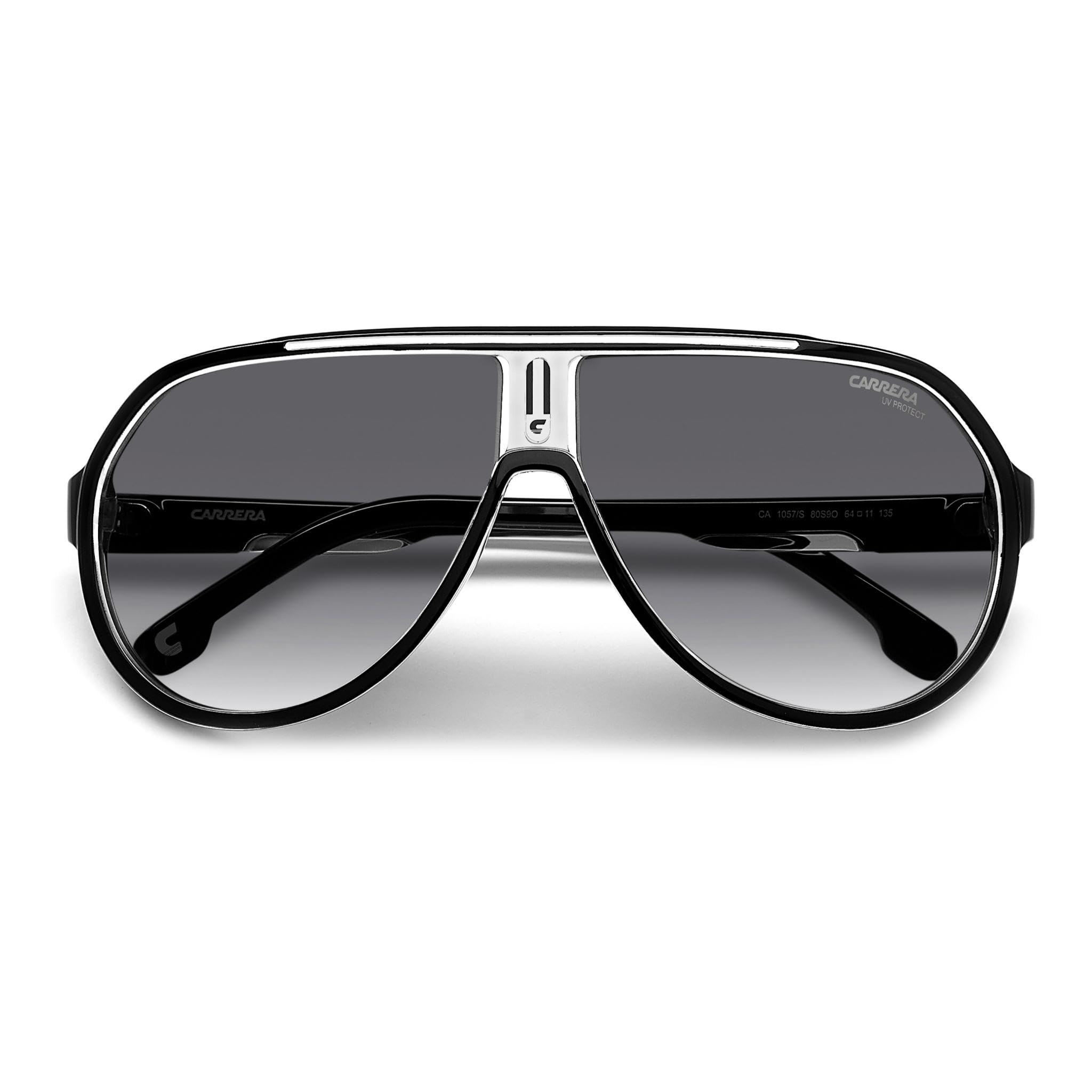 Carrera Modern Standard Sunglasses, 80s/9o Black White, 64