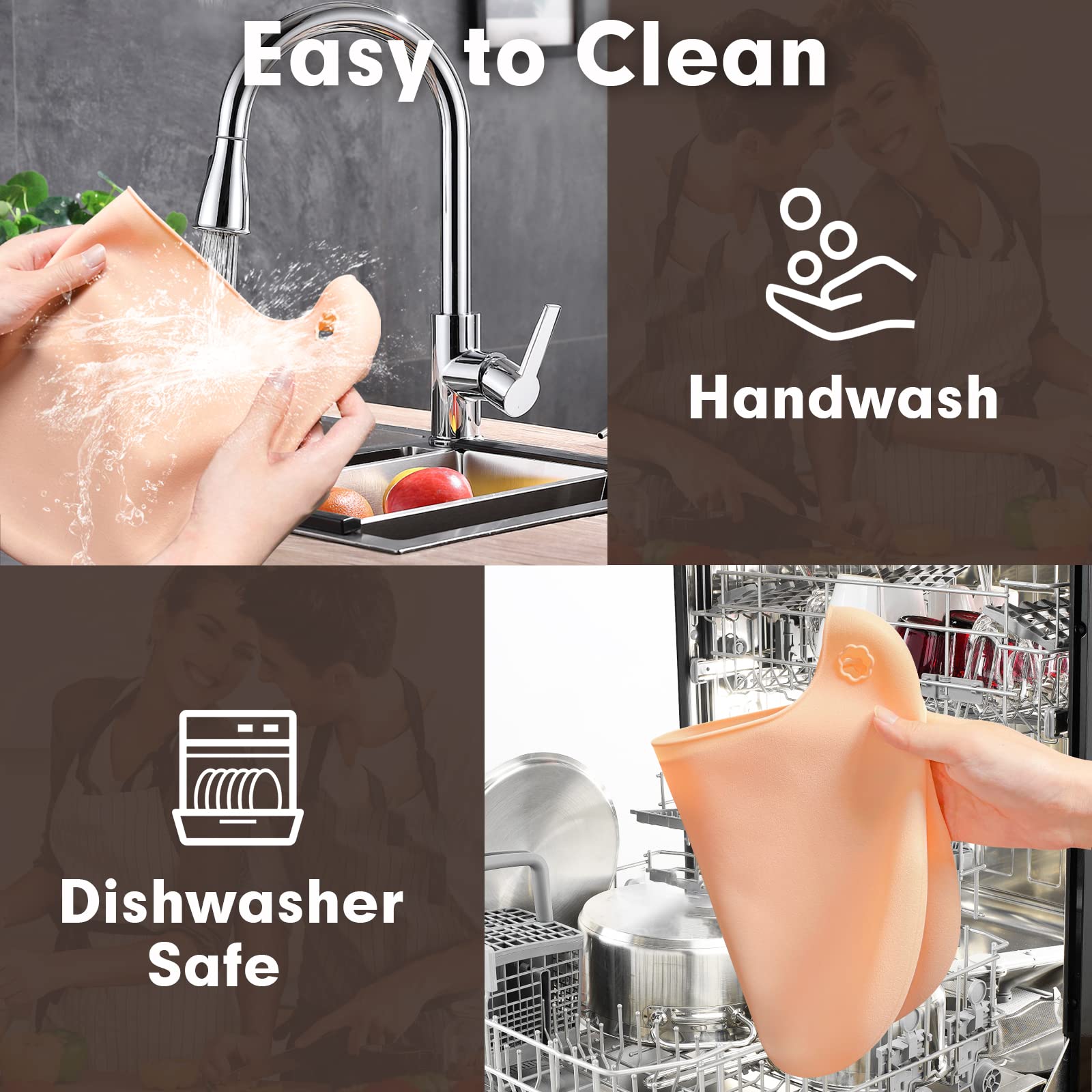 3 Pack Silicone Slow Cooker Liners - Reusable & Leakproof Fit 6-8 Quarts Crockpot,Dishwasher Safe Cooking Liners for Oval or Round Pot