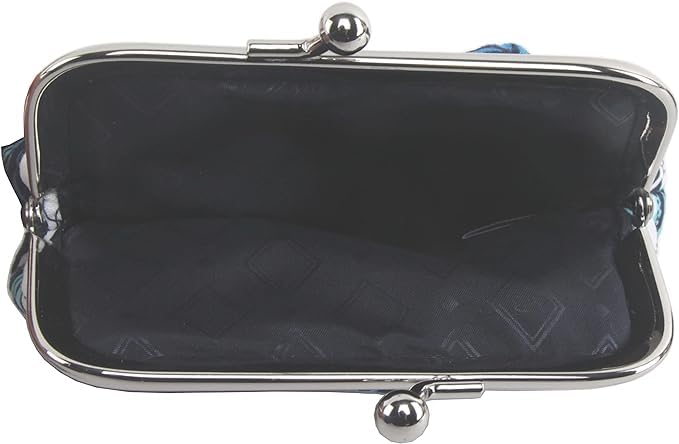 Vera Bradley Kiss Lock Coin Purse, Shore Enough