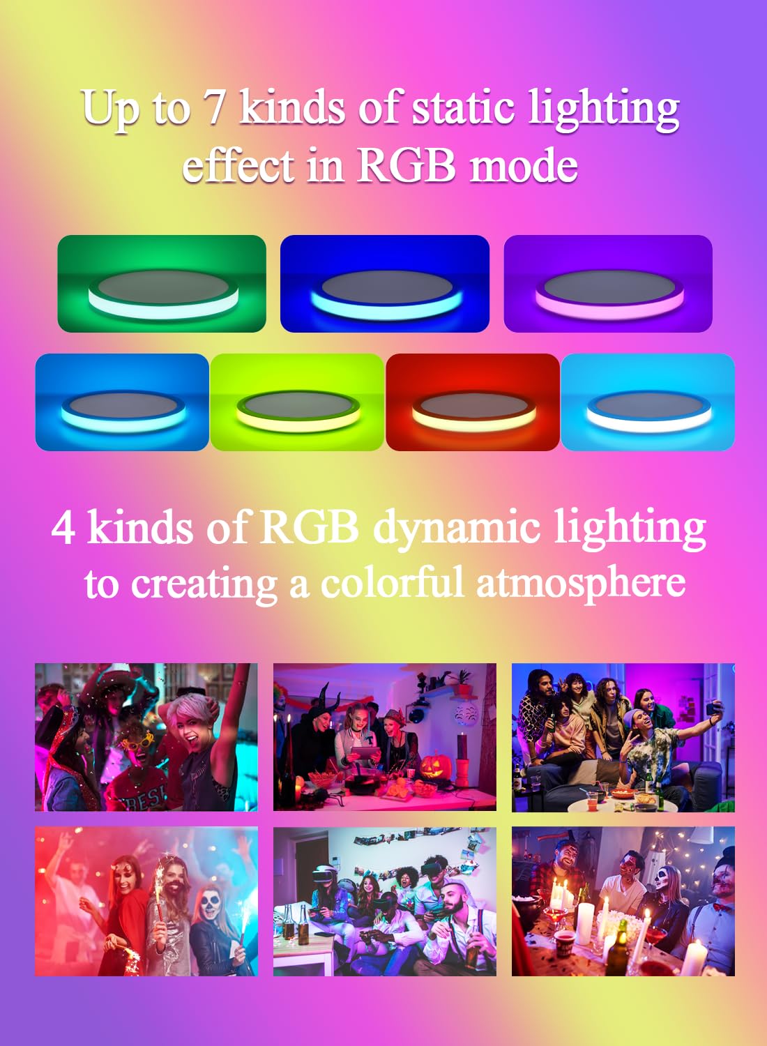 DOLED LED Ceiling Light Flush Mount: 3000LM Bright Closet Lighting Fixtures Ceiling Lamp Dimmable with Remote Control, 12'' Round Flat Ceiling Lights for Bedroom Living Room Kitchen Bathroom