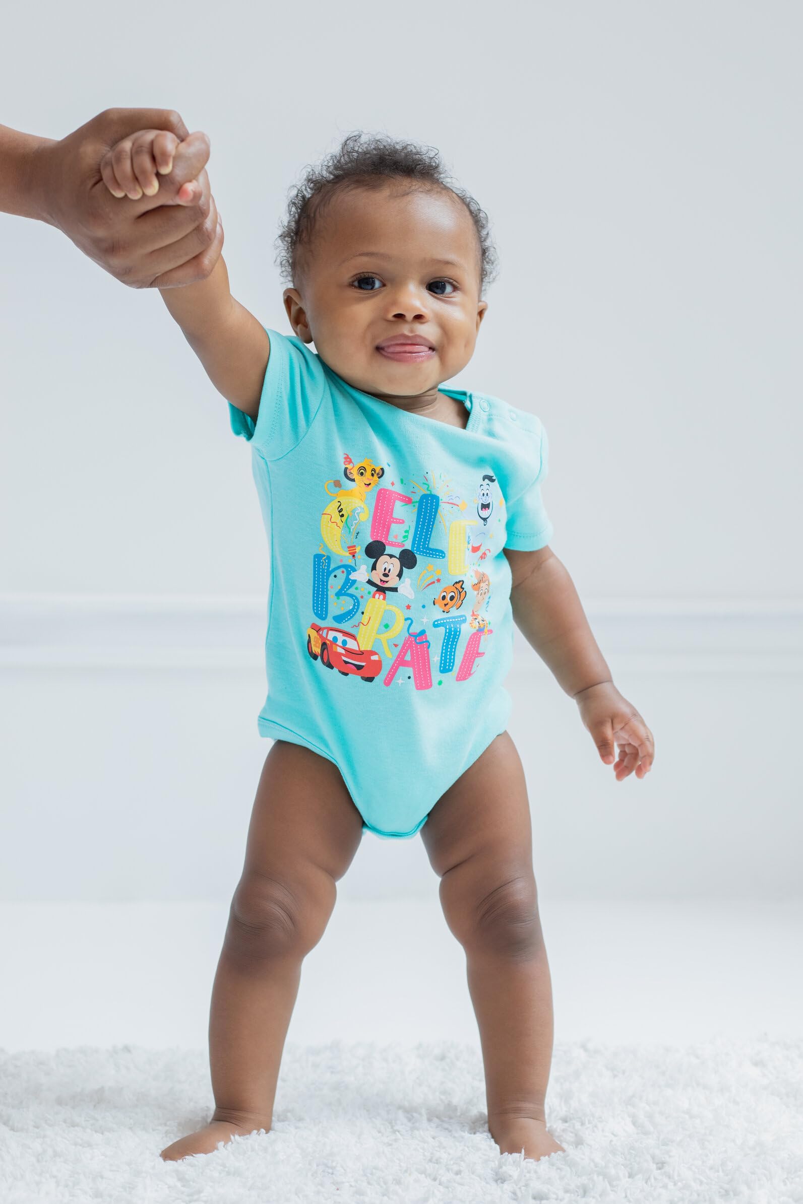 Disney D100 Finding Nemo Genie Simba Infant Baby Boys Bodysuit Blue 18 Months