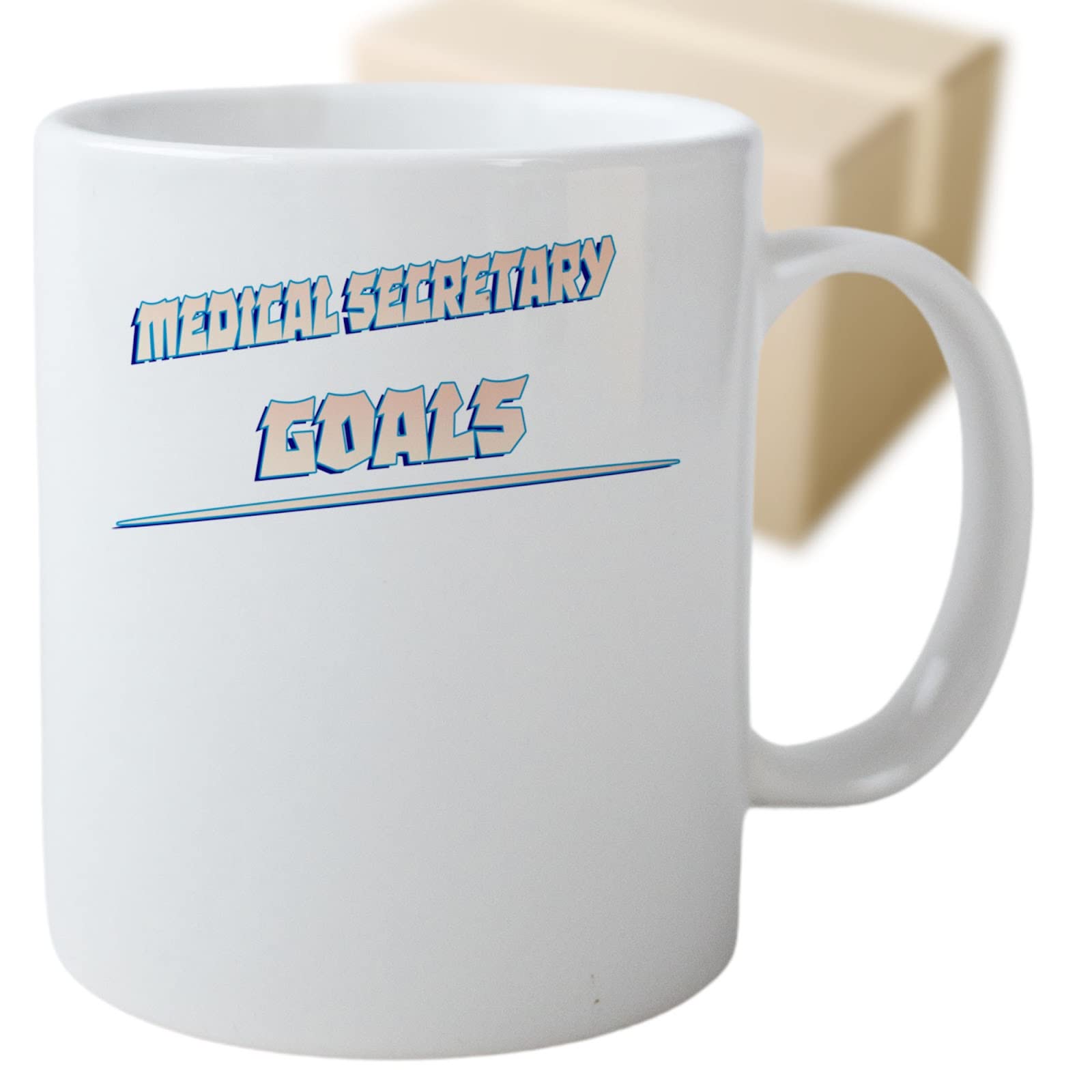 Coffee Mug Funny Medical Secretary Appreciation Present for Medical Secretary Medical Secretary Goals 328831