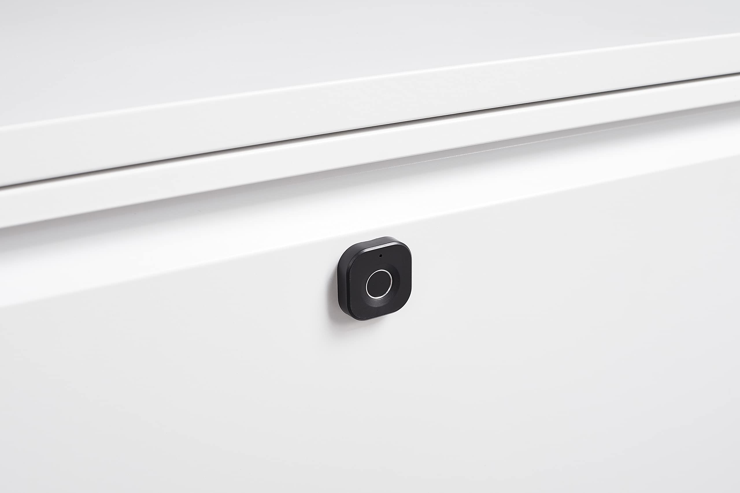 Voohek, Large Biometric Fingerprint Lateral, Steel Storage Drawer Metal Filing Cabinet with Hanging Rod for Letter/Legal/A4 Size, for Home Office Using (White)