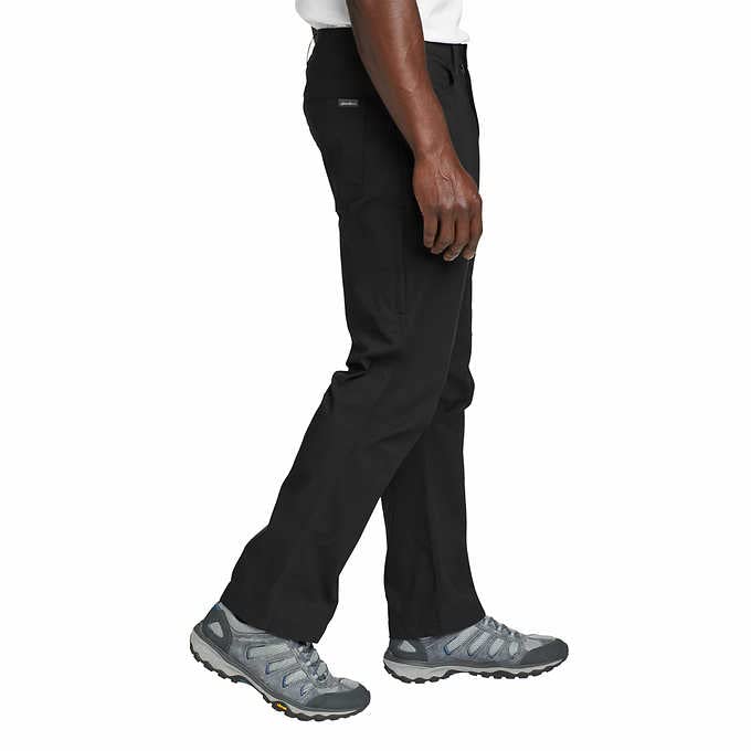 Eddie Bauer Men's Water-Repellent UPF 50+ Stretch Tech Pant (as1, Waist_Inseam, Numeric_36, Numeric_30, Regular, Regular, Black)