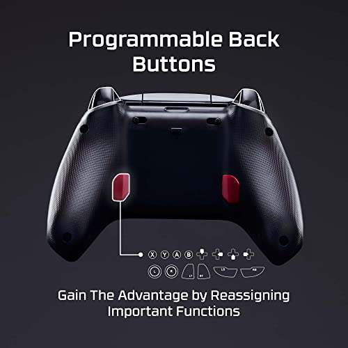 HyperX Clutch Gladiate – Wired Controller for Xbox One, Xbox Series X|S, PC, Officially Licensed by Xbox, Dual Trigger Locks, Programmable Buttons, Dual Rumble Motors