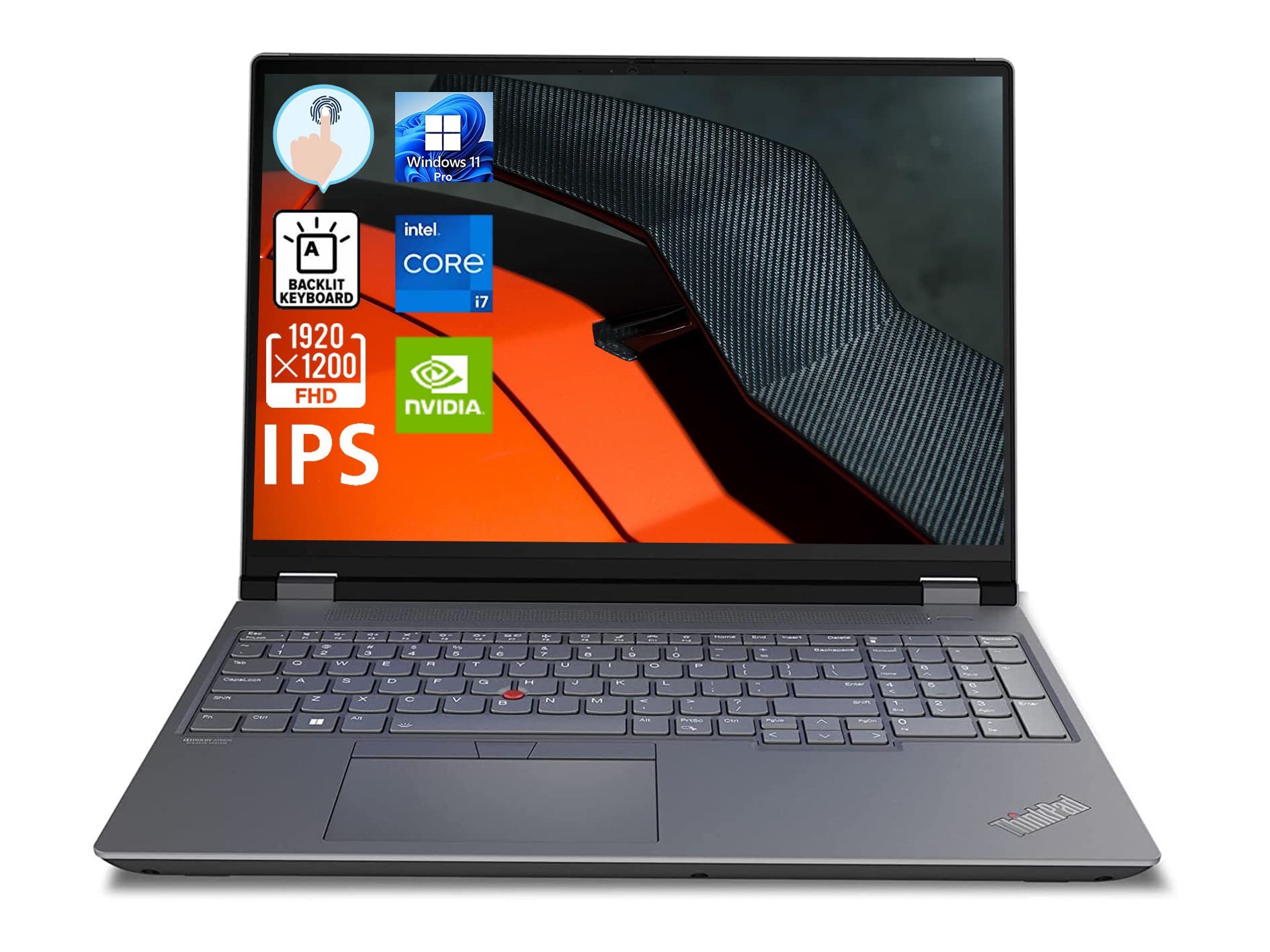 Lenovo ThinkPad P16 Business Laptop, 16" WUXGA (1920x1200) IPS Display, Core i7-12800HX, Windows 11 Pro, 64GB RAM, 2TB SSD, NVIDIA RTX A1000 4GB, Fingerprint, Backlit Keyboard, Long Battery Life, TD