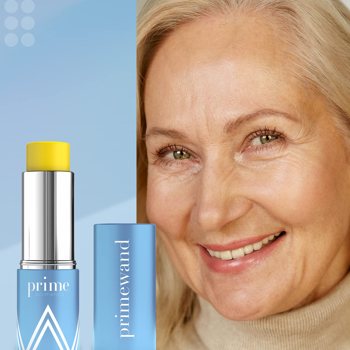 Prime Prometics PrimeWand Nourish β Stunning & Natural Pro-Age Makeup Moisturizing Makeup Stick for Mature Women β Silky Feel, Non-sticky Hydration (Nourish)