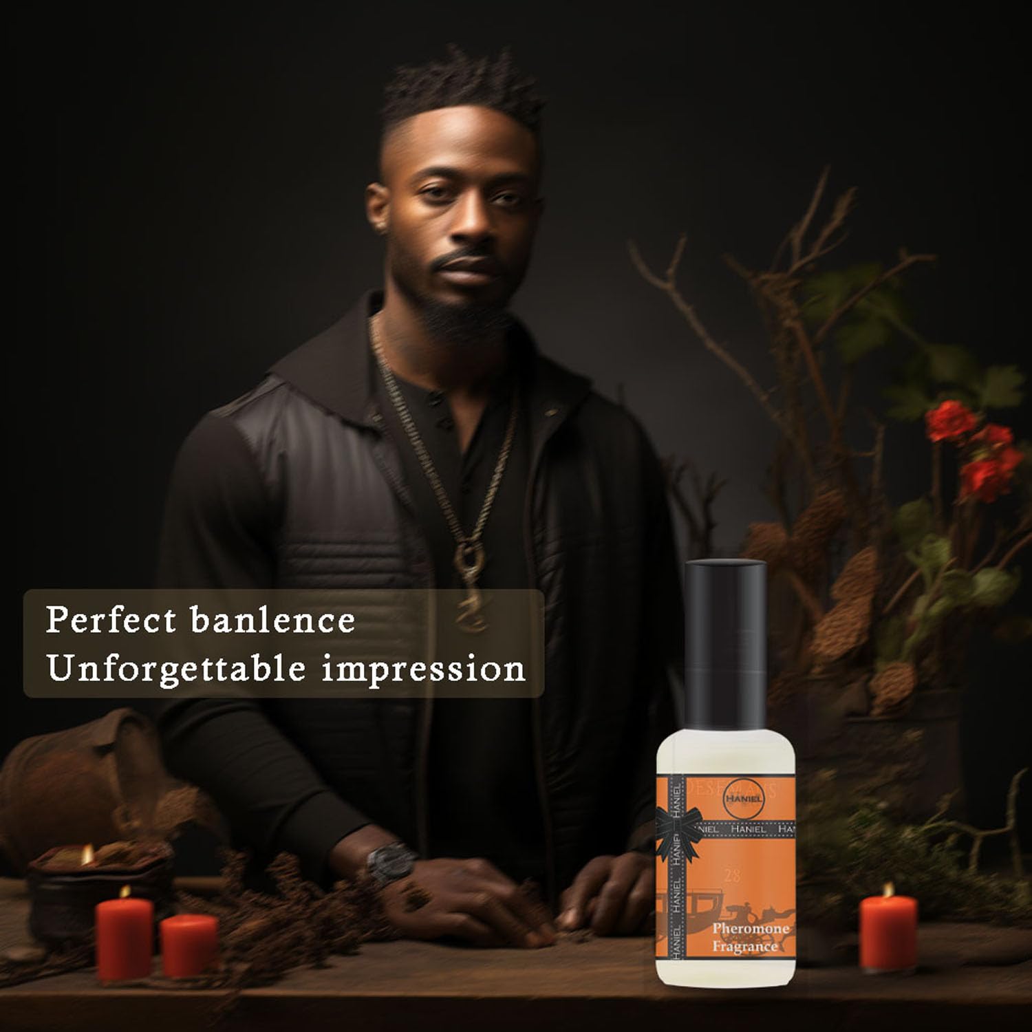 Haniel Cologne for Men Allure Her: Unleash Your Magnetic Charm - Elevate Your Scent Game with Lux Socialate Cologne and Embrace Your Inner Confidence, Fromo Para Atraer Mujer