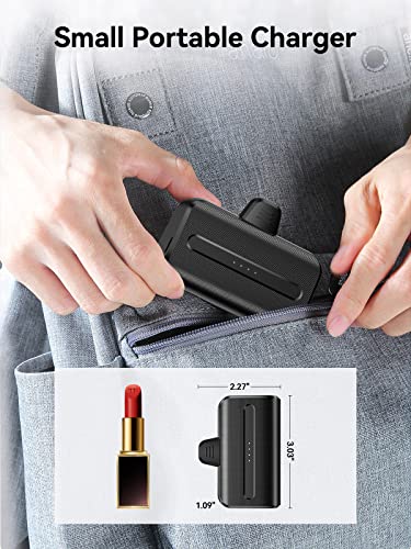 LVFAN USB C Portable Charger, 6600mAh Mini Power Bank Fast Charging, Portable Phone Charger Backup Battery for iPhone 15/15 Plus/15 Pro/15 Pro Max, Samsung S24/23/22, Android Device, and More