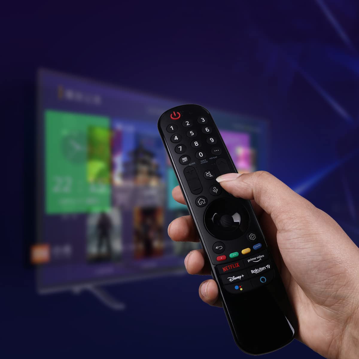 AN-MR21GA for LG-Magic-Remote Control Replacement Voice Remote, for LG UHD OLED QNED NanoCell 4K 8K Smart TV