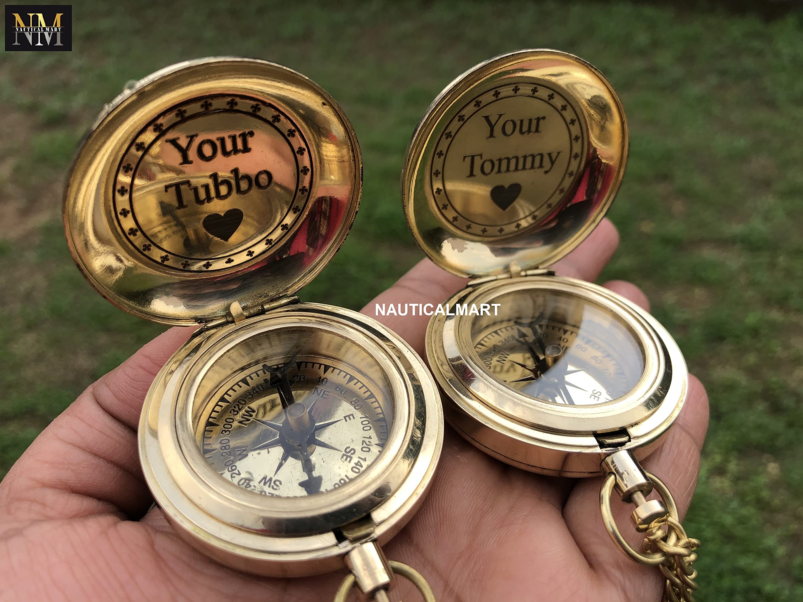 Brass Compass, Your Tommy Compass, Birthday Gifts, Working Compass, Dual Set Compass, MYCT, Dream SMP, Great Gamer Gifts